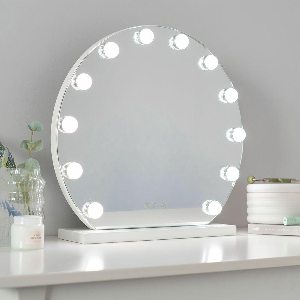 Espejo luces LED semicircular - DREAM | Liderlamp